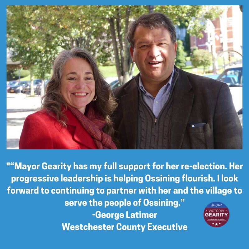 Thank You for Your Support Ossining – Victoria Gearity, Former Ossining ...